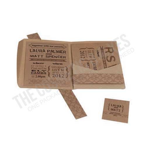 Custom Wedding Card Boxes : Custom Wedding Card Packaging with logo