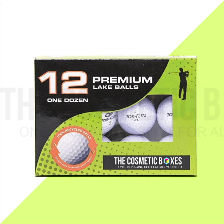 Custom Golf Ball Display Boxes - The Cosmetic Boxes