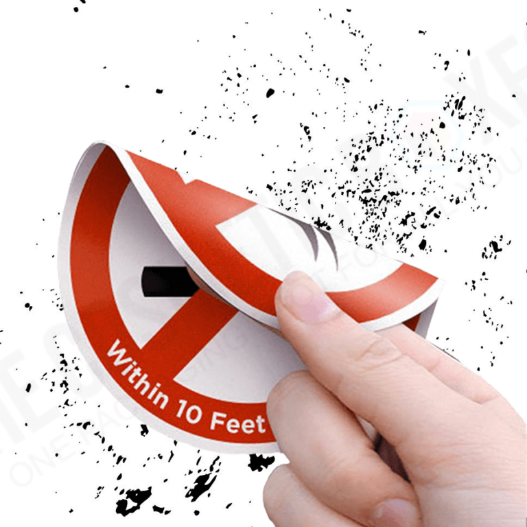 Double Sided Stickers - 2 Sided Stickers - The Cosmetic Boxes