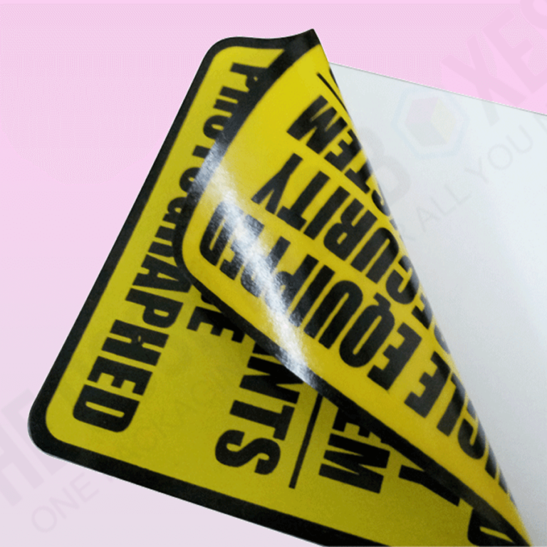 Double Sided Stickers - 2 Sided Stickers - The Cosmetic Boxes