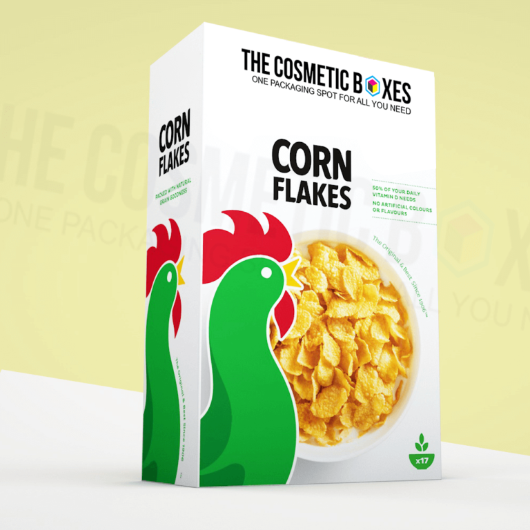 Corn Flakes Cereal Box - Box of Corn Flakes - The Cosmetic Boxes