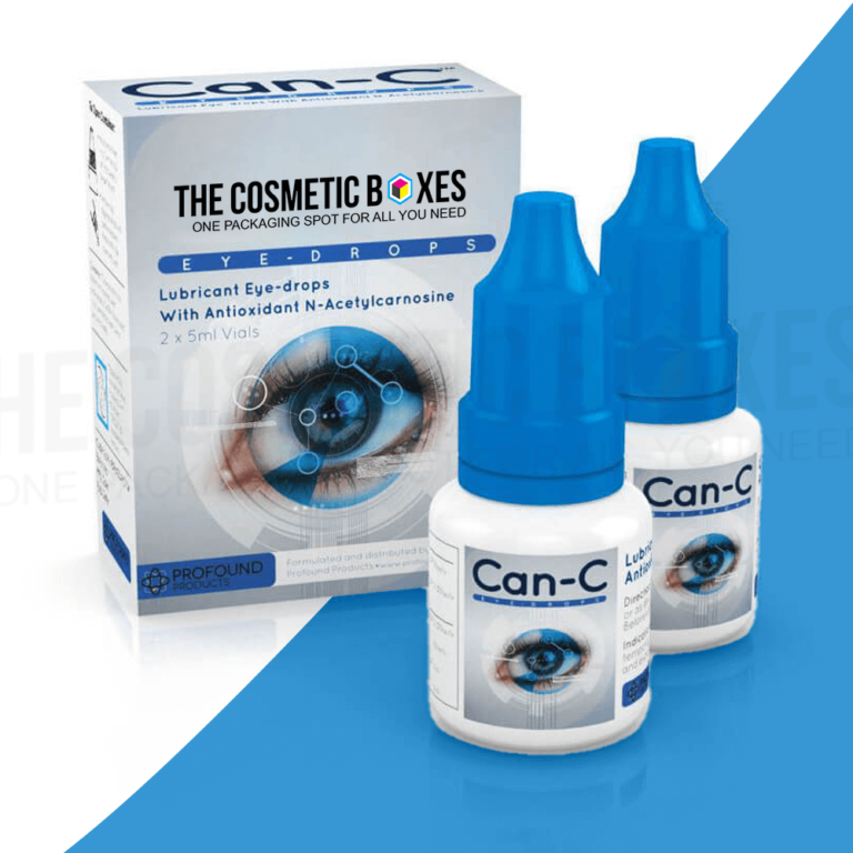 Custom Eye Drops Boxes - The Cosmetic Boxes